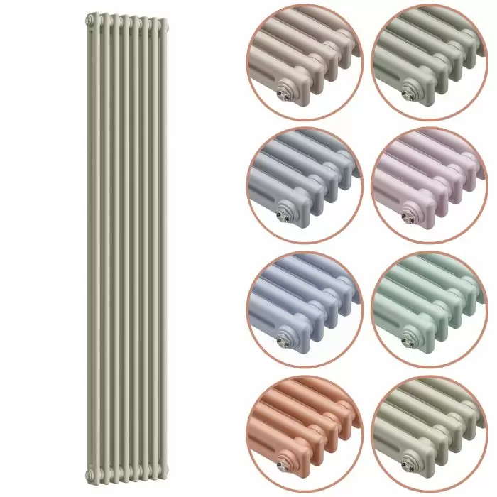Pastel Coloured Column Radiators | Radiator Outlet