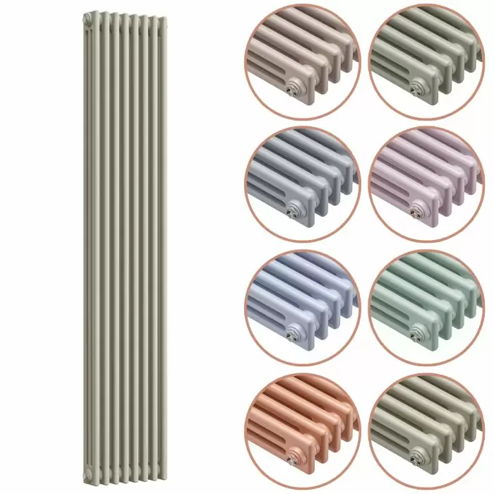Pastel Coloured Column Radiators | Radiator Outlet