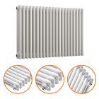 600 x 1013mm White Horizontal Traditional 2 Column Radiator